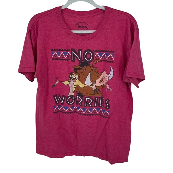Disney | Shirts | Disney Lion King Mens Timon Pumba No Worries Shirt ...